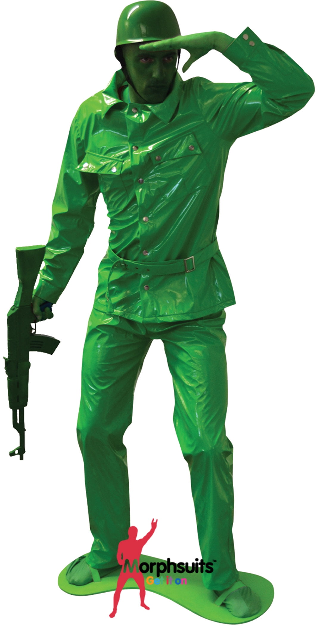 Original Morphsuits Green Saving Private Morph Costumes Adult Costume ...