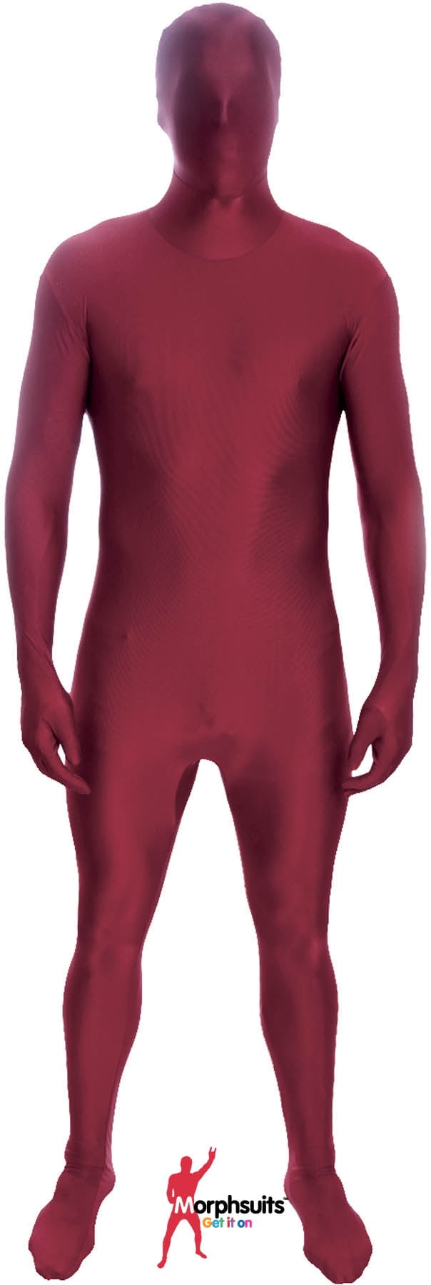 Original Morphsuits Maroon Adult Suit Solid Morphsuit Bodysuit ...
