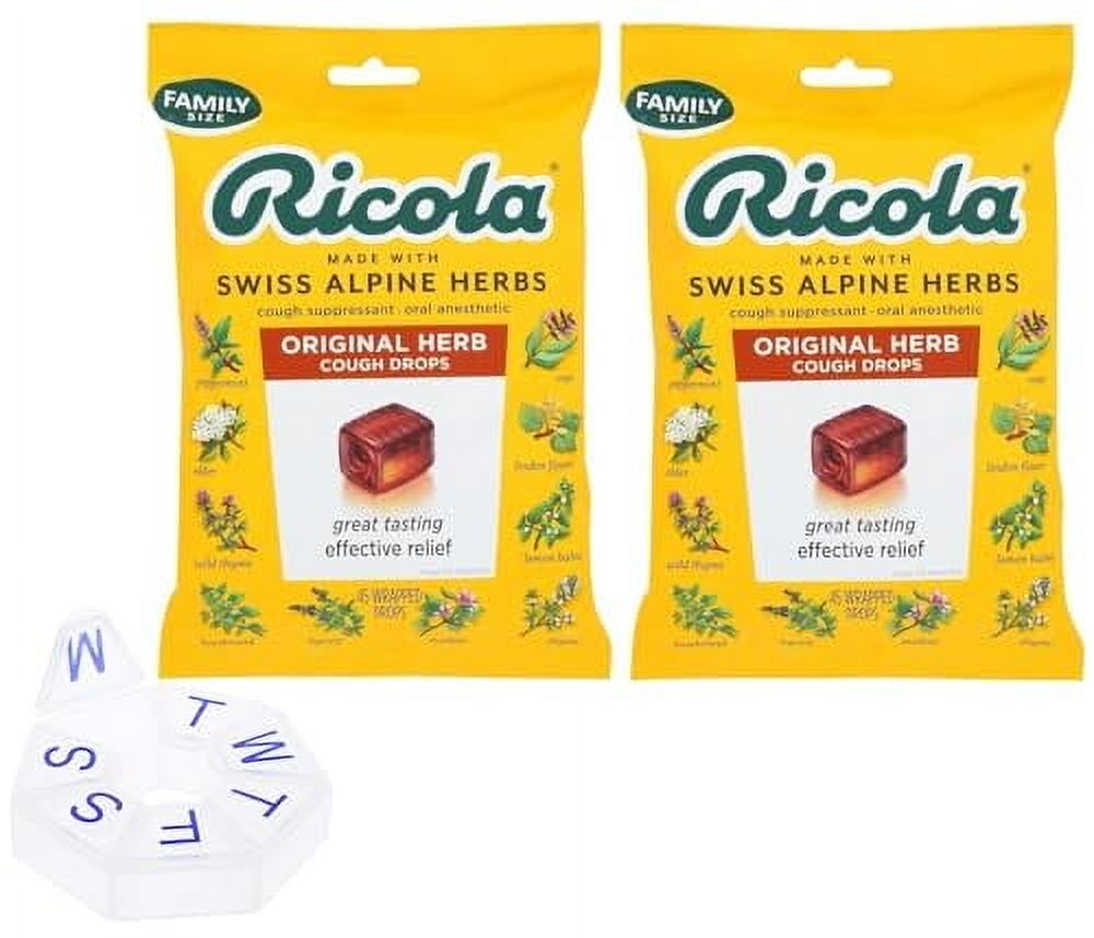 Original Natural Herb Cough Suppressant Throat Drops, 90 Drops and ...