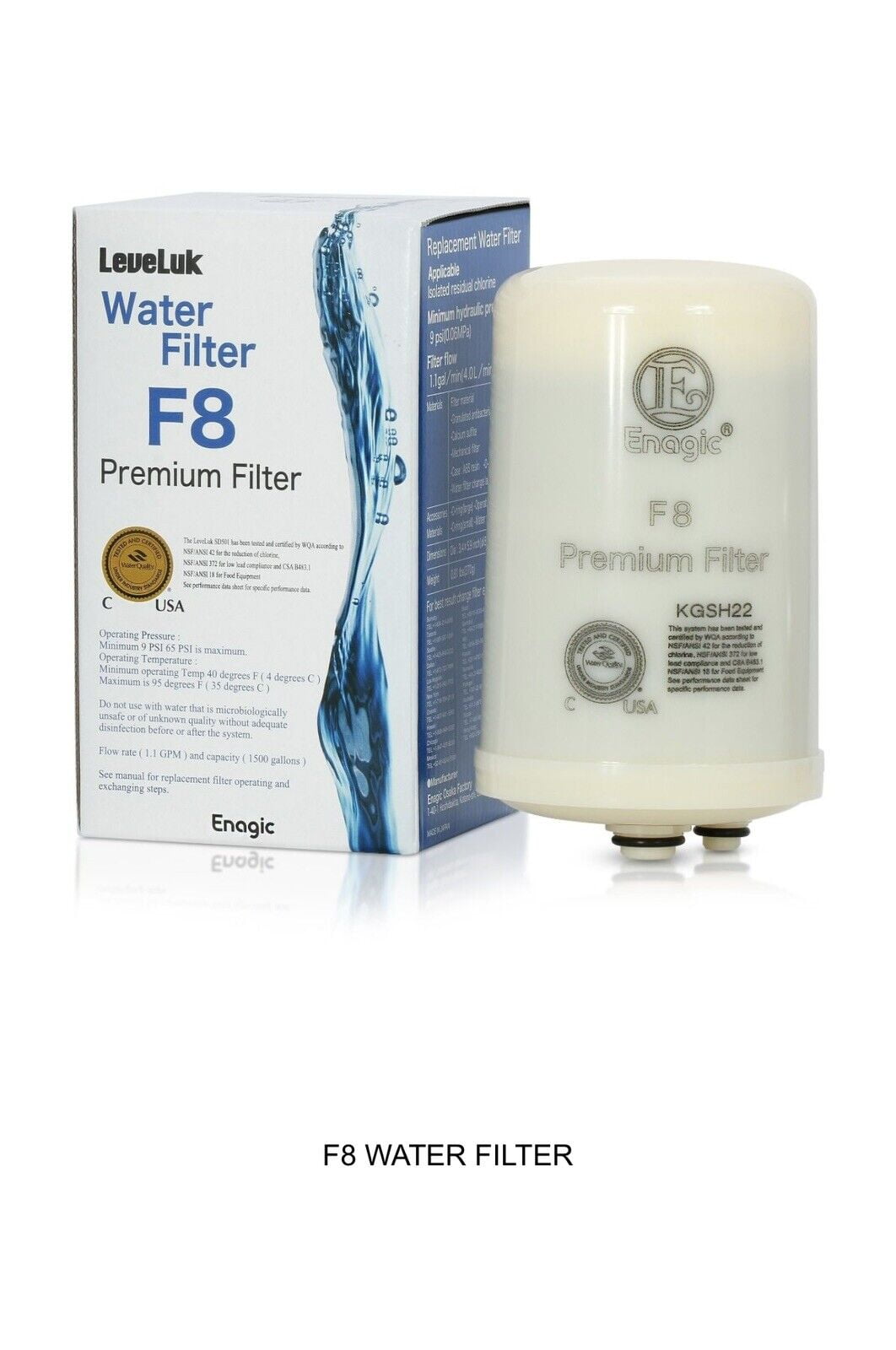 Original New Enagic Leveluk K8 Kangen F8 Filter - Authentic Made in ...