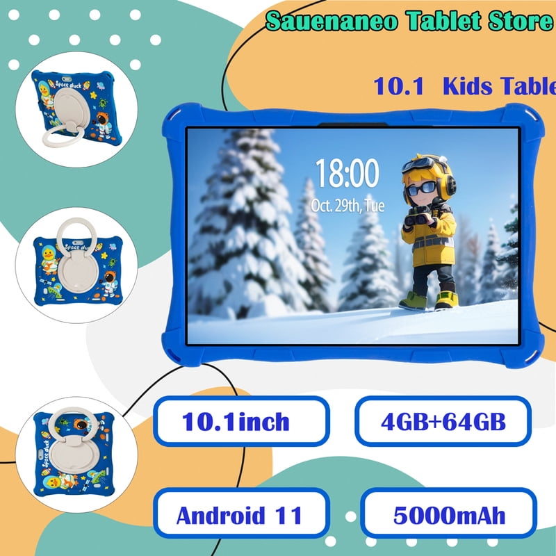 Original New Large-Sized 10.1-inch Kids Tablet Supports Learning ...
