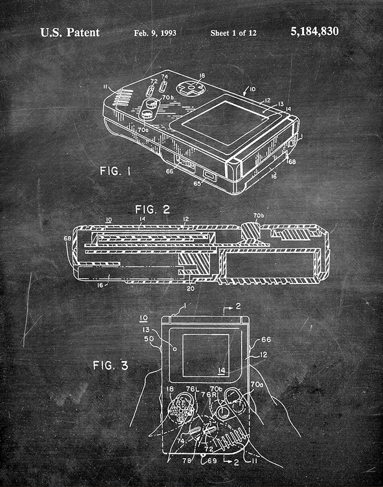 Original Nintendo Gameboy Artwork Submitted In 1993 - Toys and Games ...