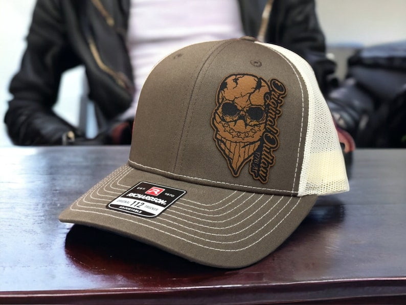 Original Outlaw Leather Patch Hat: We The People 1776 - Richardson 112 ...