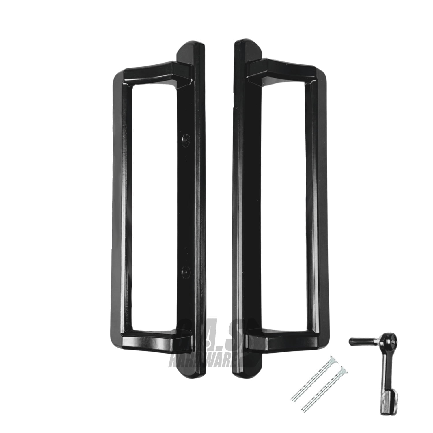 PGT Patio Sliding Door Handle Set Kit | 3-7/8 Hole Spacing | Easy ...