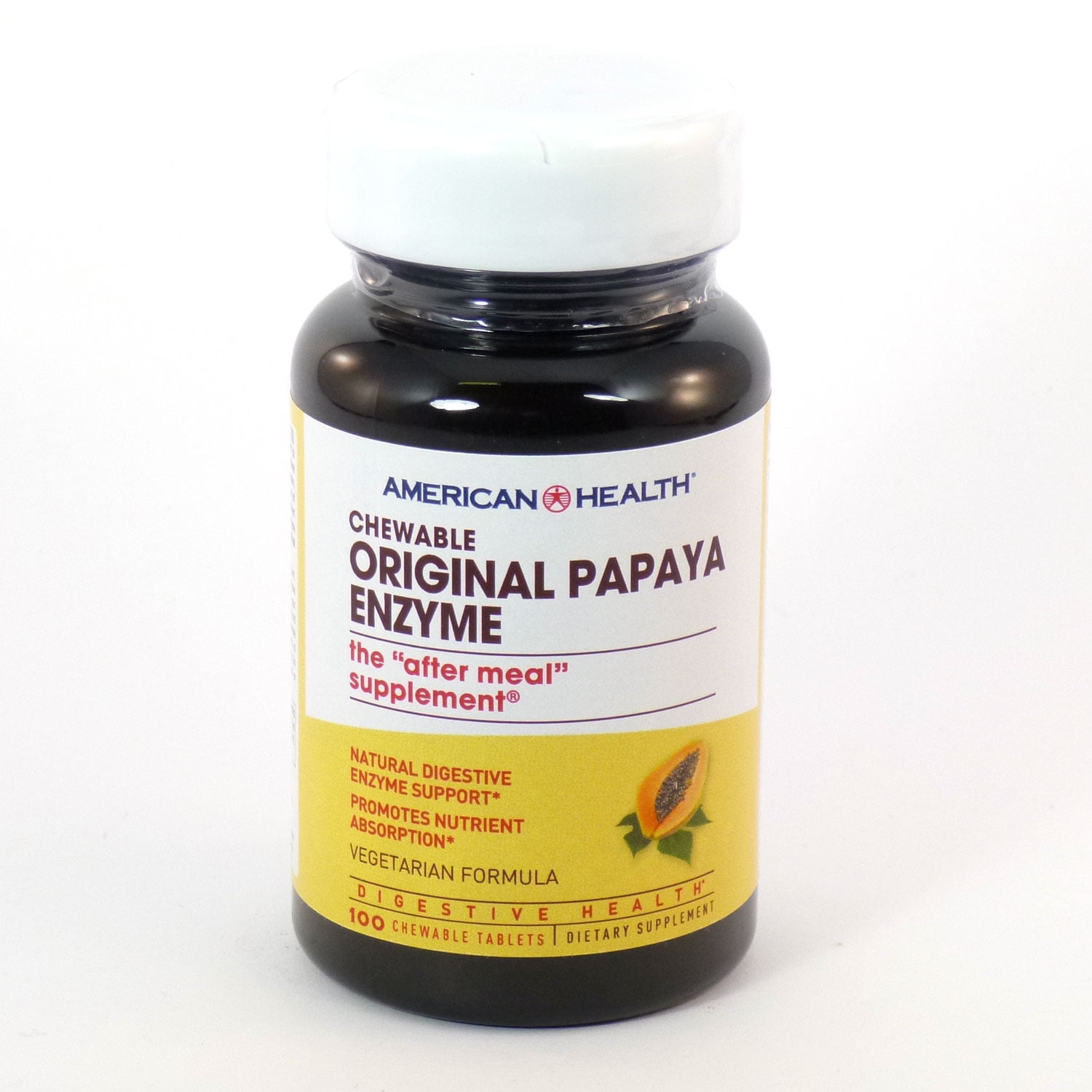 Original Papaya Enzyme by American Health 100 Tablets - Walmart.com