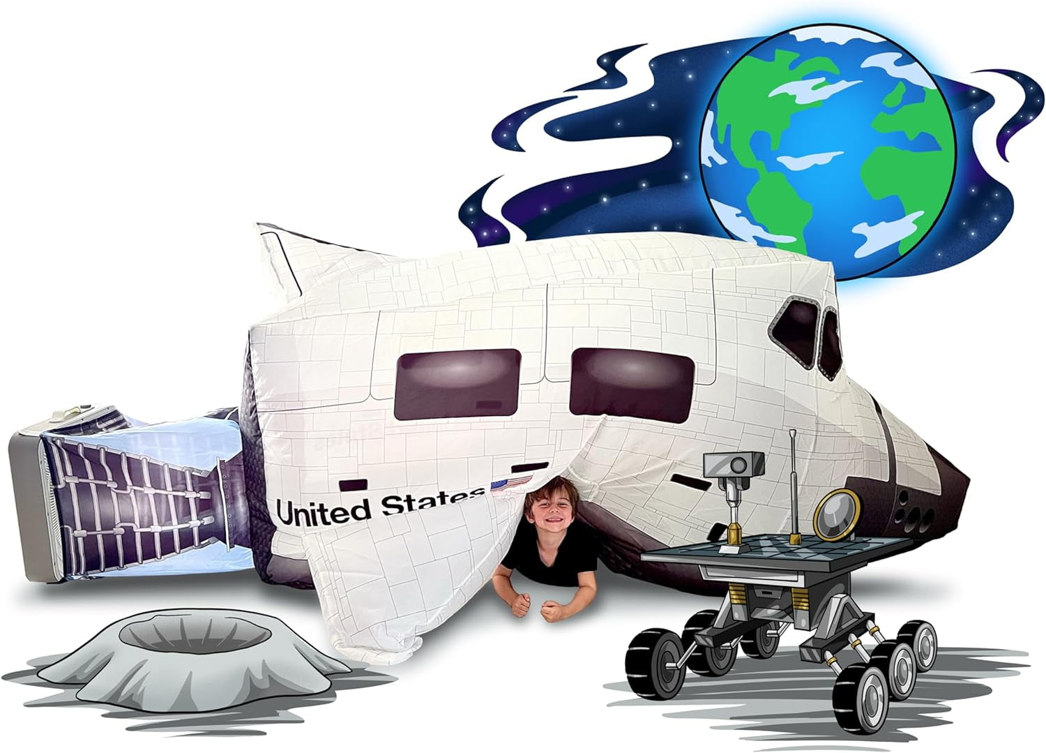 The Original Patented AirFort - Build A Fort in 30 Seconds, Inflatable ...