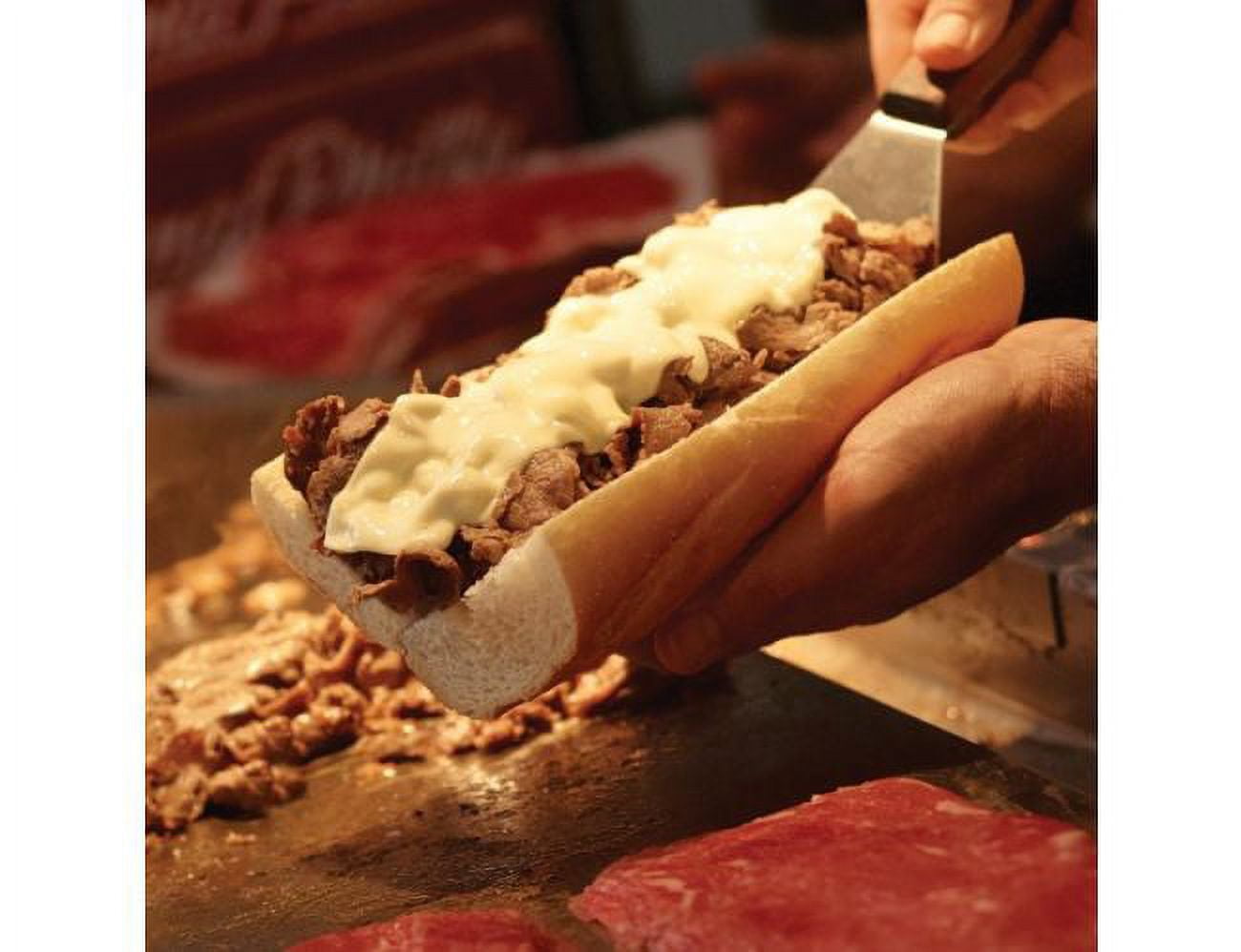 Original Philly Cheesesteak Value Seasoned Beef Sandwich Slices, Frozen ...