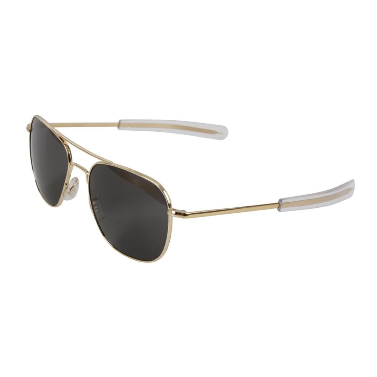 Original Pilot Sunglasses with 55mm Bayonet Temples and True Color Gray ...