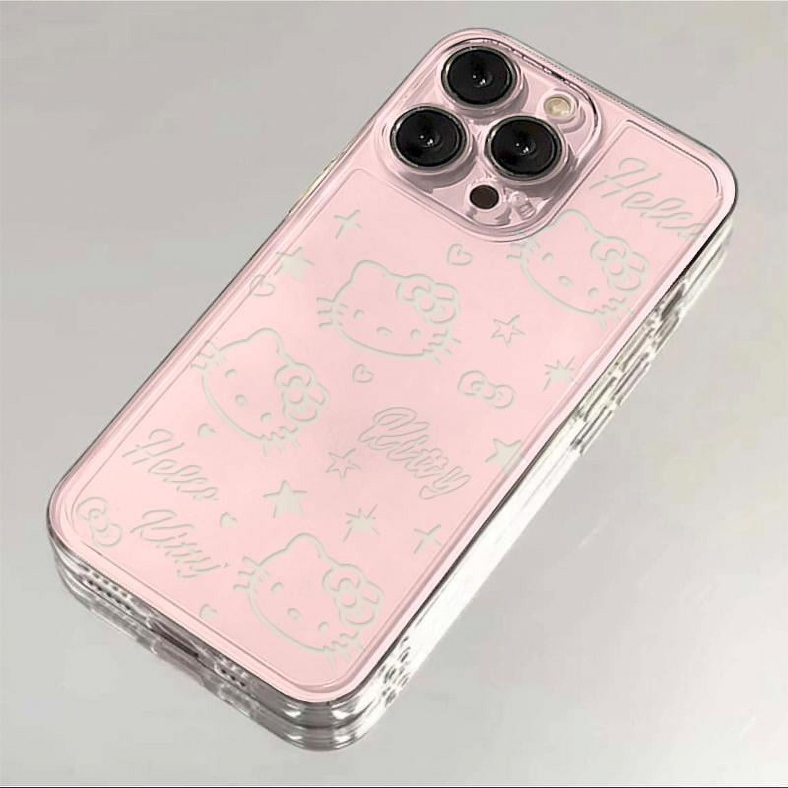 Original Pink Hello Kitty Phone Case For iPhone 16 15 14 13 12 11 Mini ...