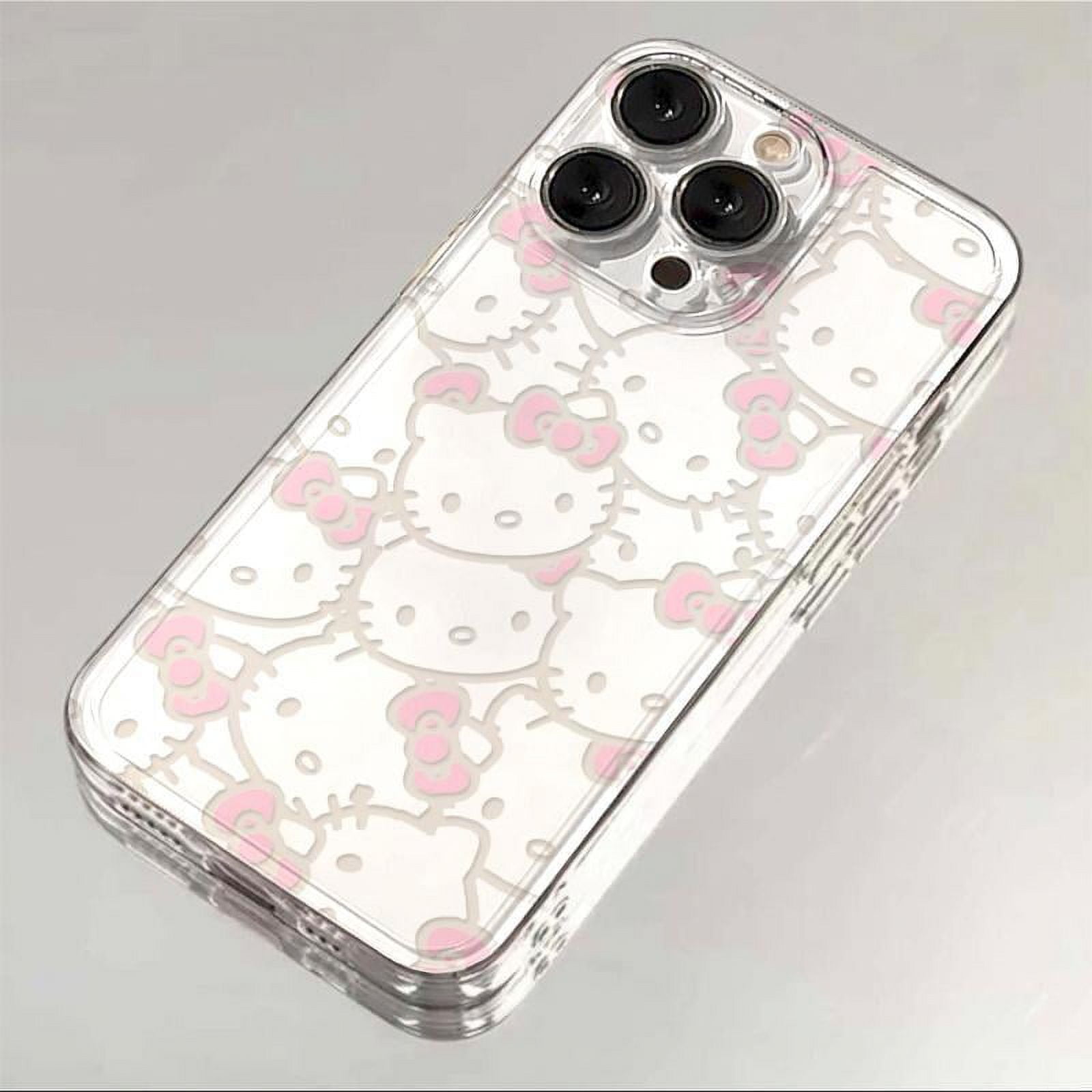 Original Pink Hello Kitty Phone Case For iPhone 16 15 14 13 12 11 Mini ...
