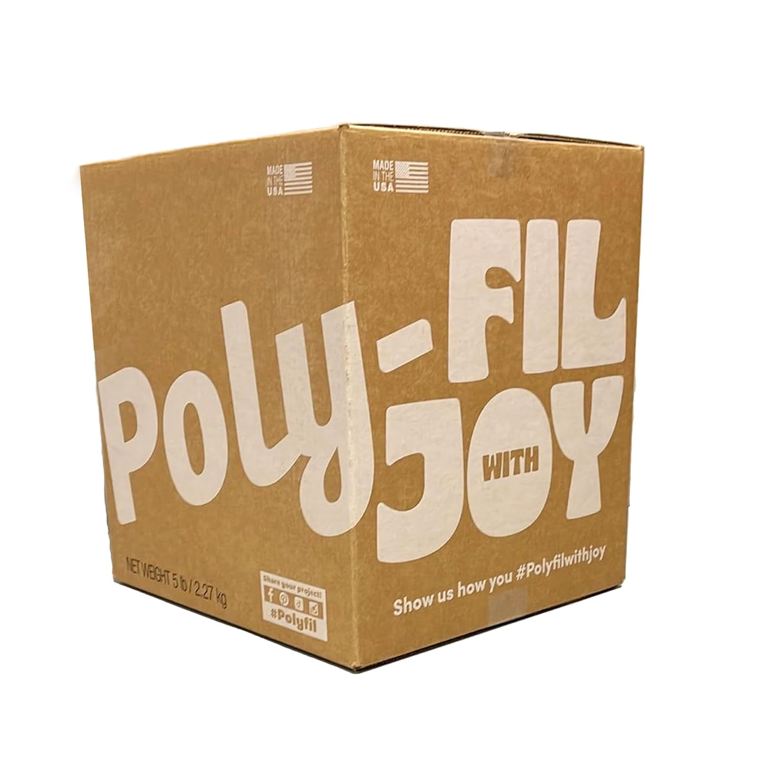 The Original Poly-Fil, Premium Polyester Fiber Fill, Soft Pillow ...