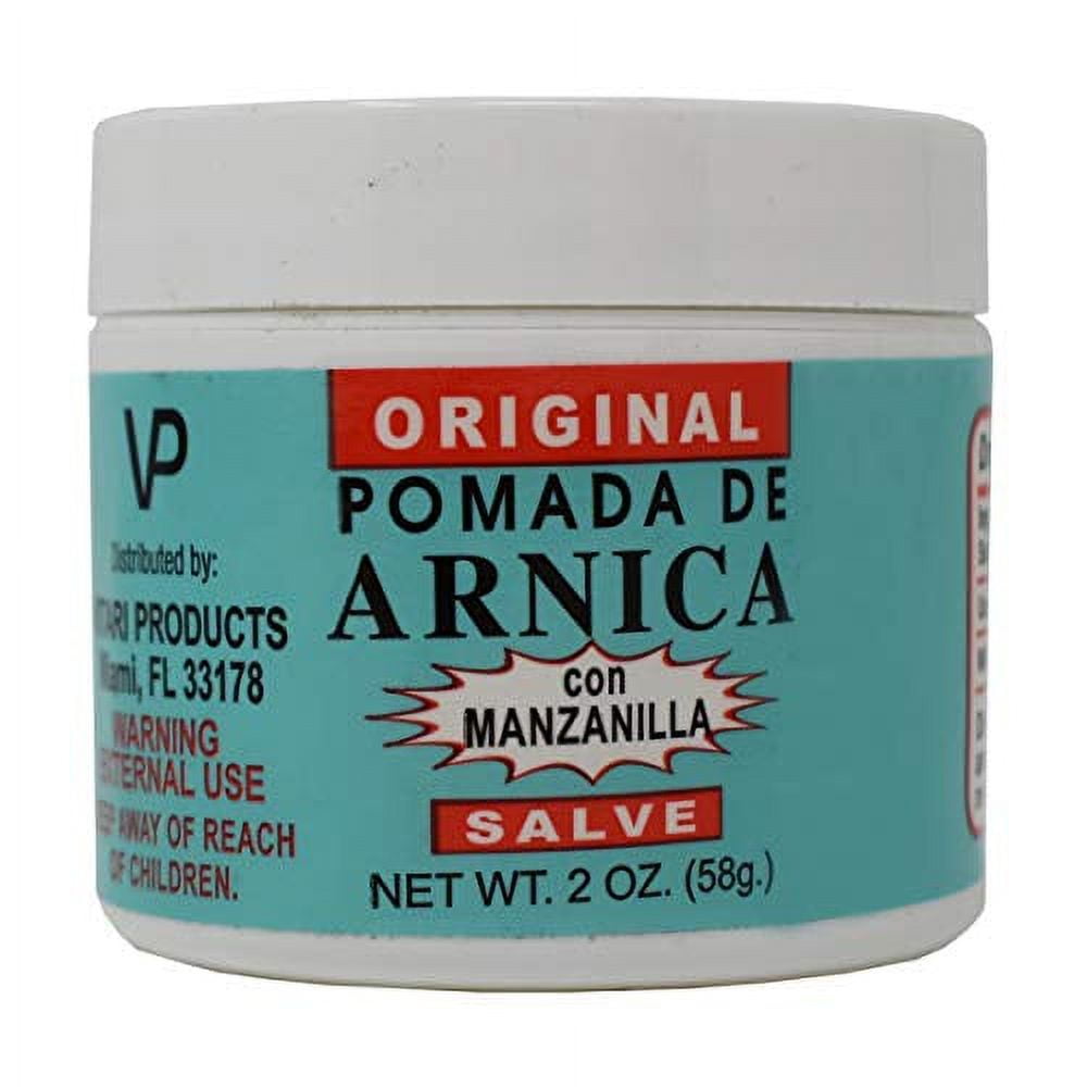 Vitari, Pomada De Arnica Con Manzanilla Salve, 2oz (58g) - Walmart.com