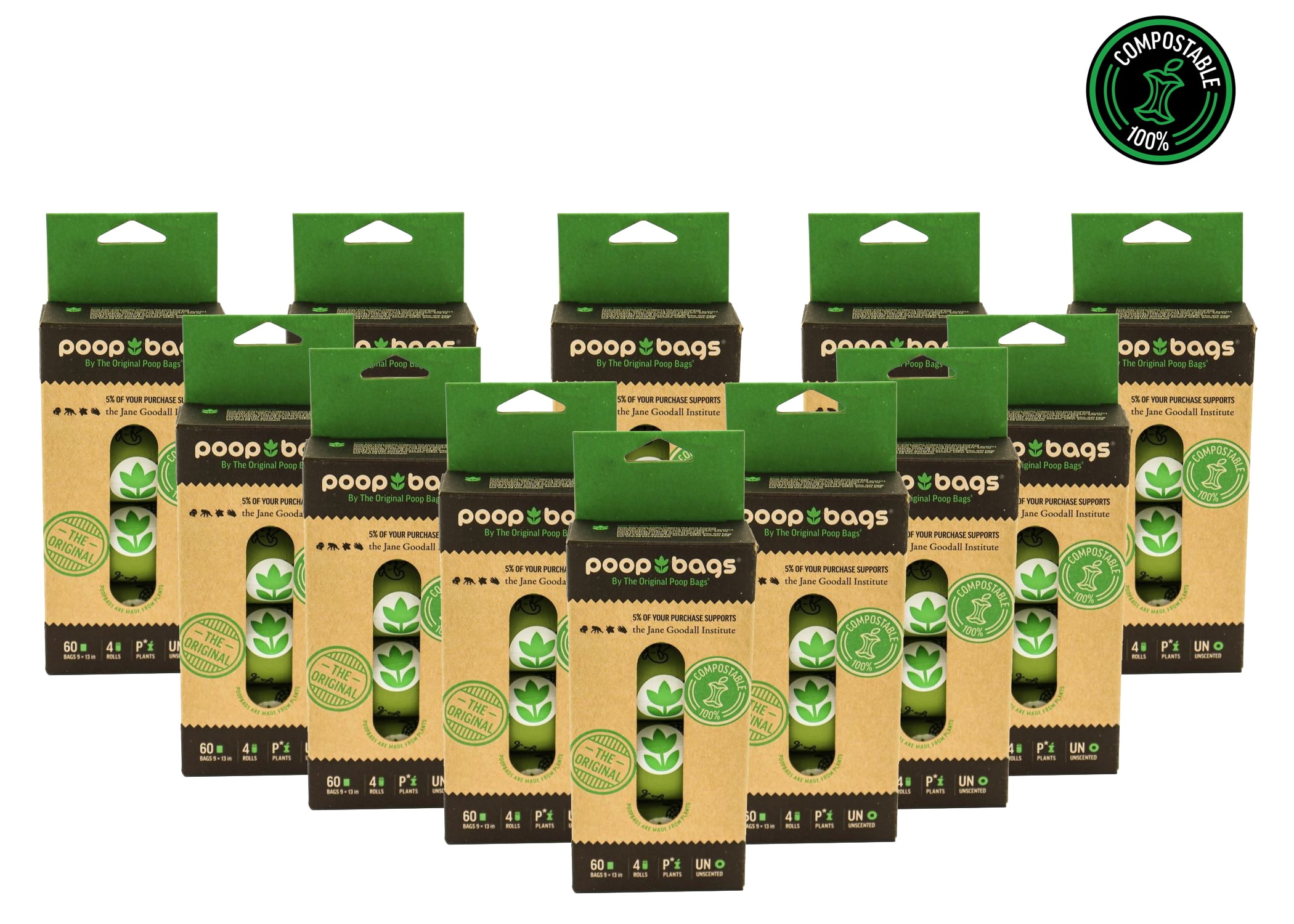 The Original Poop Bags® Dog Waste Bags, Compostable Leash Countdown ...
