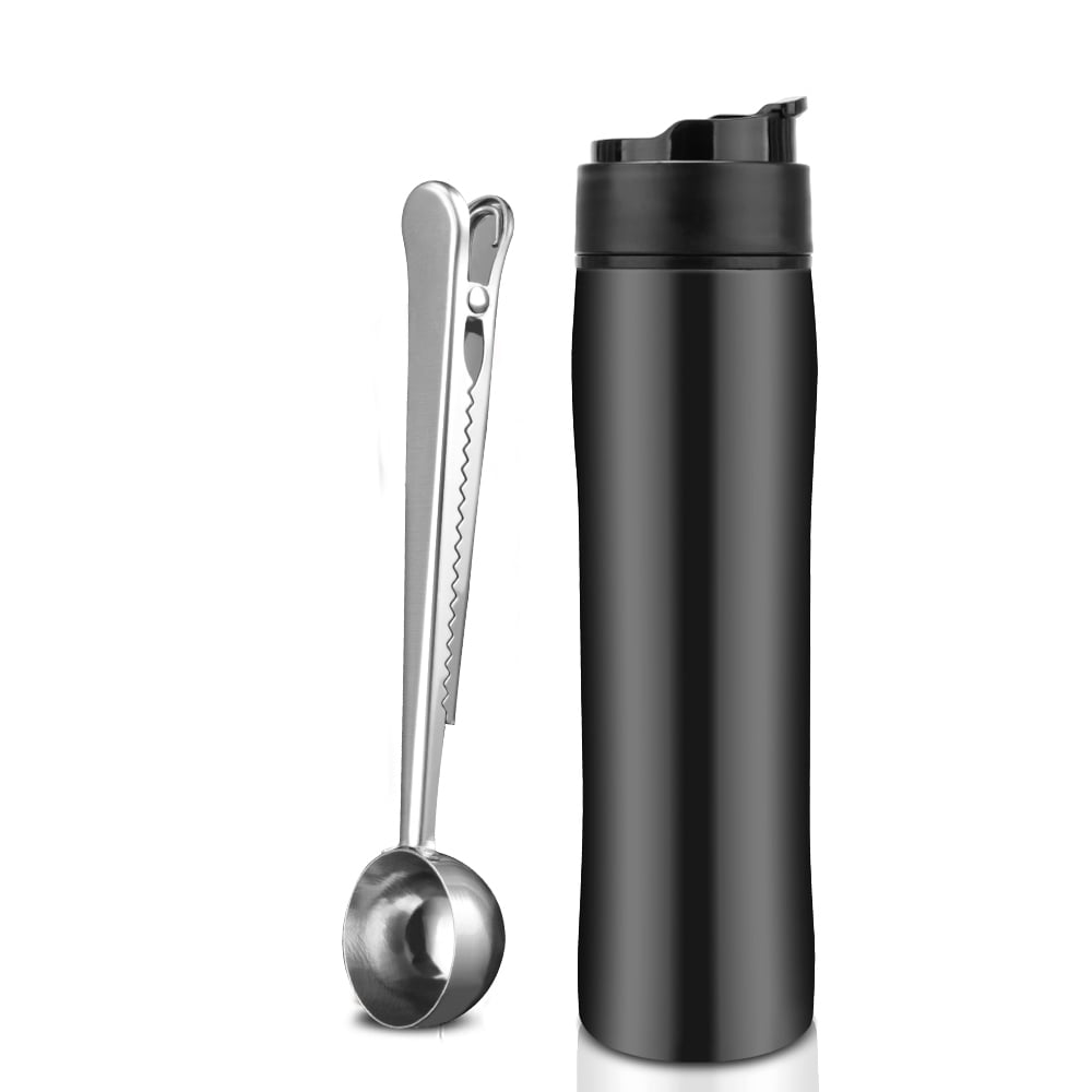 Original Portable French Press Coffee Maker Vacuum Insulated Travel Mug ...