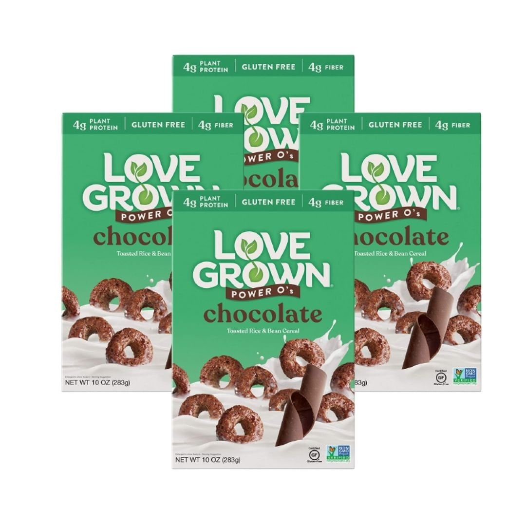 Original Power Os, Chocolate, Toasted Rice and Bean Cereal, Gluten Free ...