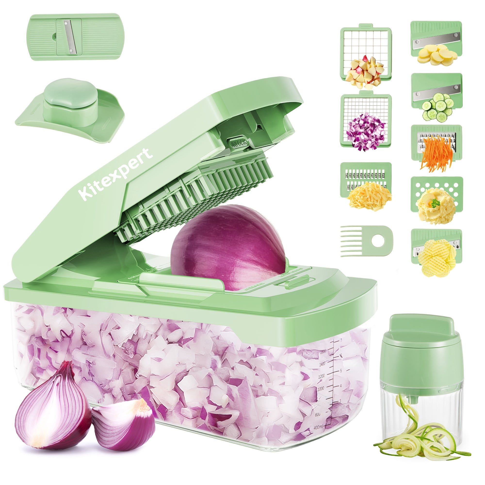 The Original Pro Chopper - Vegetable Chopper And Spiralizer, Food ...