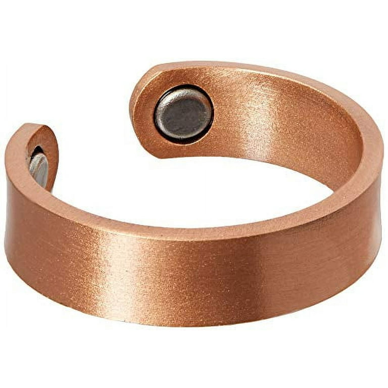 Original Pure Copper Magnetic Healing Ring for Arthritis Carpal Tunnel and Joint Pain Relief Adjustable Sizing