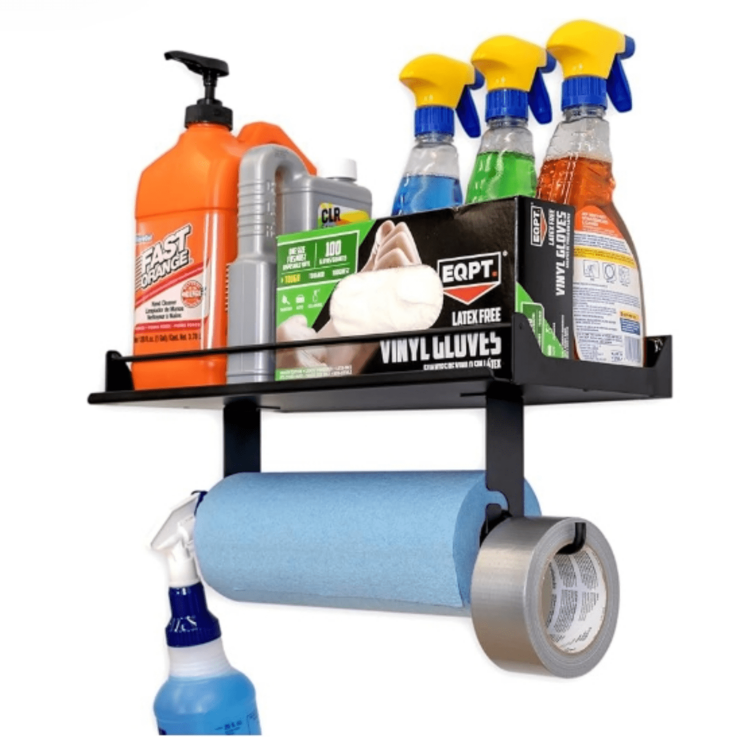The Original Quick Clean Garage Paper Towel Holder, Wall Mount Shelf ...