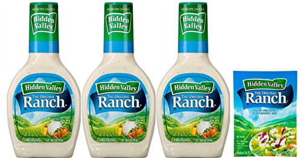 Original Ranch Dressing, 16 Fluid Ounce Bottle, Pack of 3, Plus ...