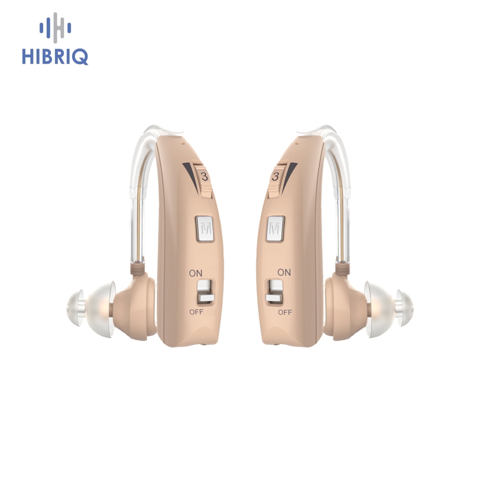 HIBRIQ Digital Hearing Aids for Seniors, Rechargeable Sound Device ...