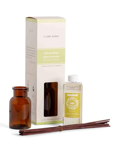 Original Reed Diffuser Oil Starter Kit with Amber Glass Vessel and ...