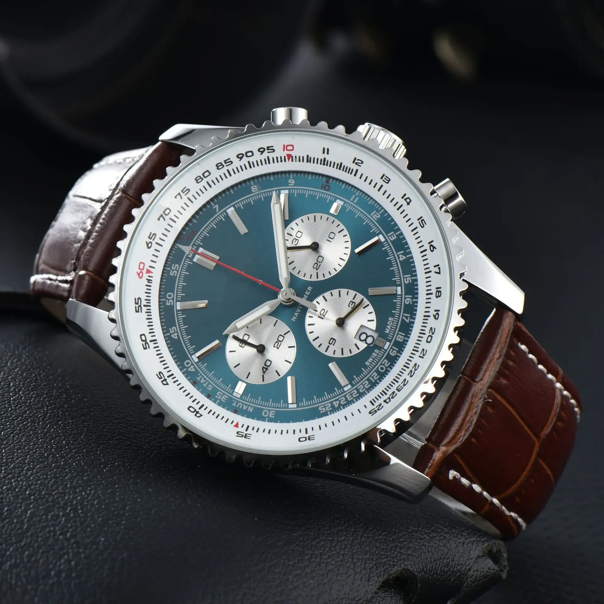 Original Replica Big Dial Multifunctional Automatic Man Watch Vintage ...