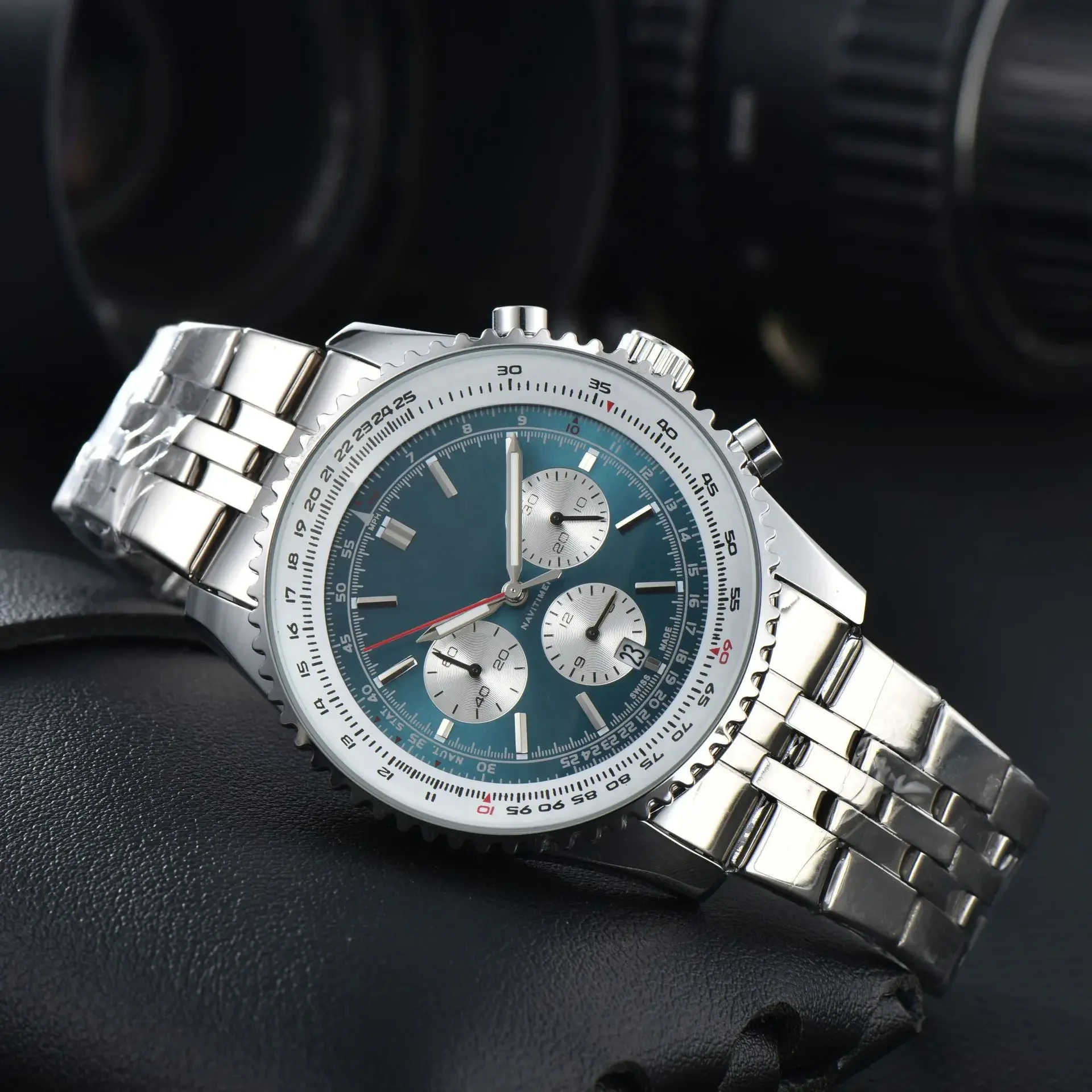 Original Replica Big Dial Multifunctional Automatic Man Watch Vintage ...