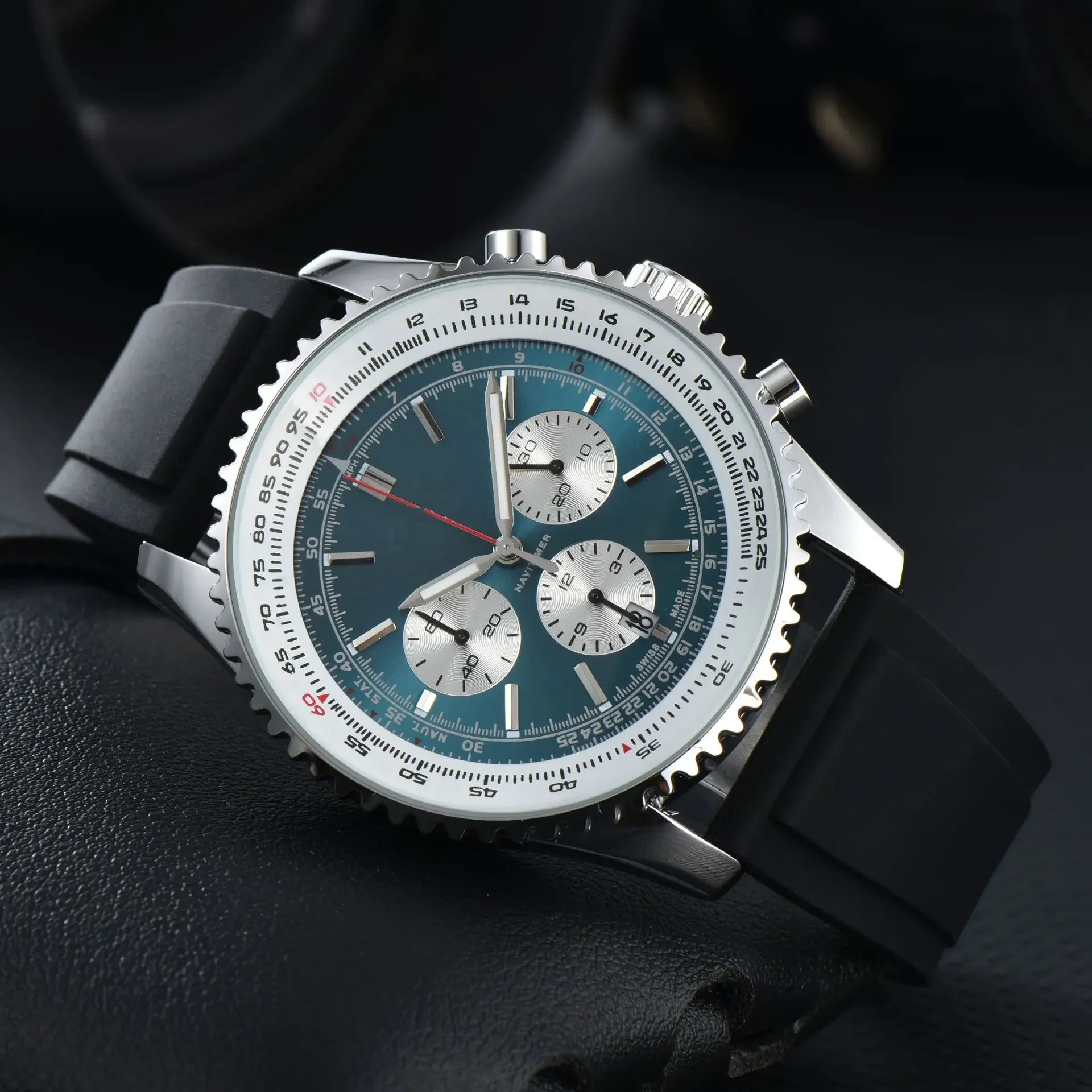 Original Replica Big Dial Multifunctional Automatic Man Watch Vintage ...
