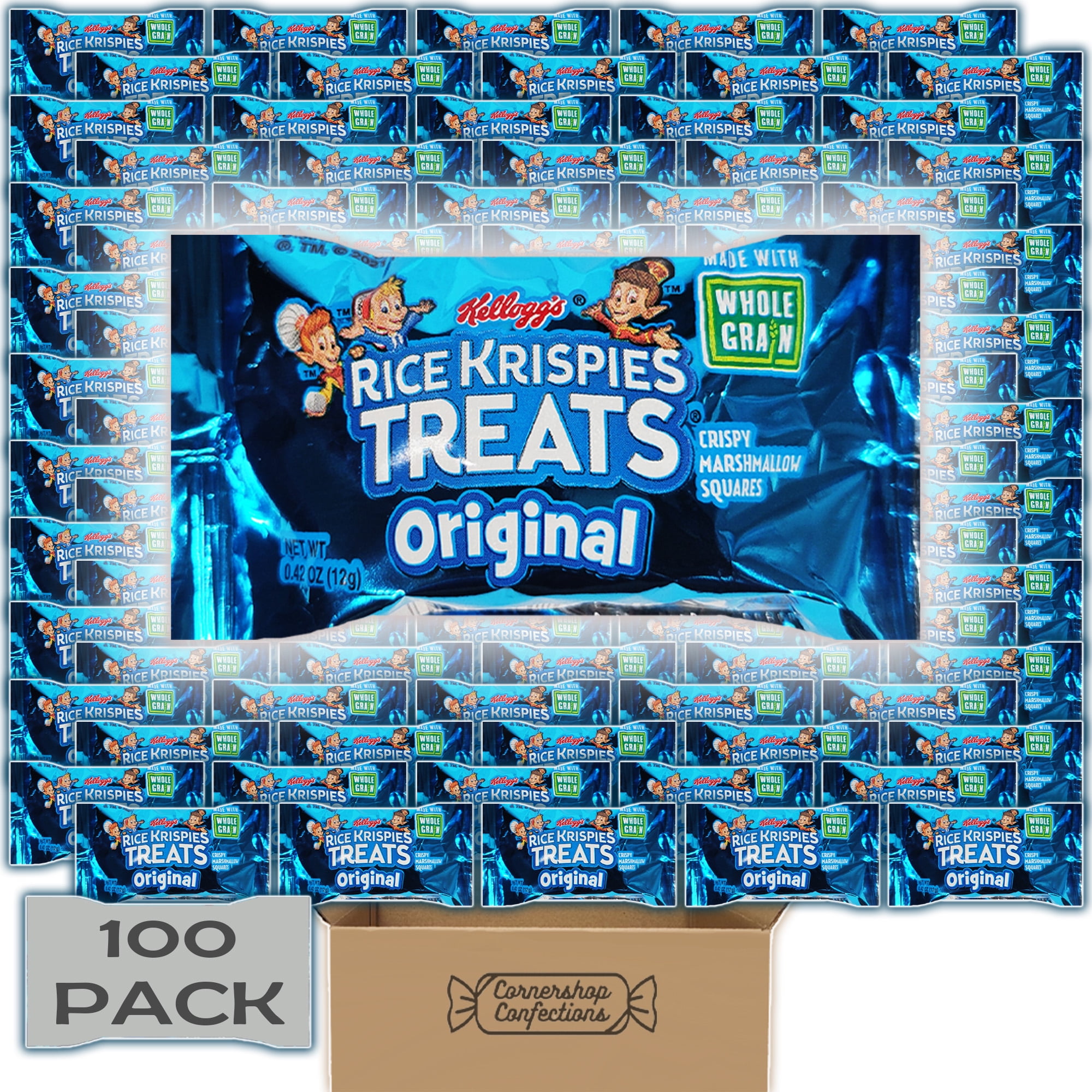 Original Rice Krispies Treats Bulk Pack - 100 Individually Sealed 0 ...