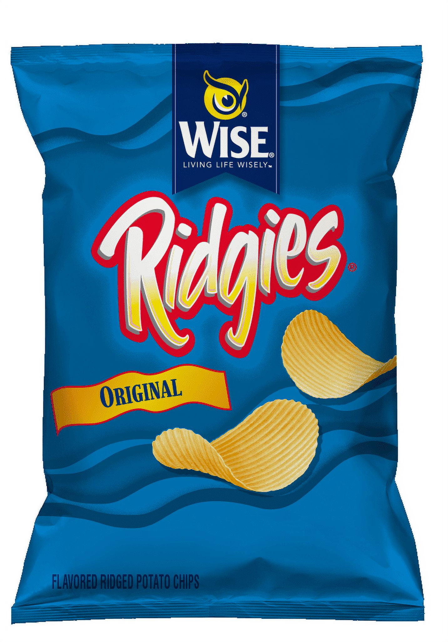 Wise Original Ridgies Potato Chips - Extra Crunchy, Perfect for Dips ...