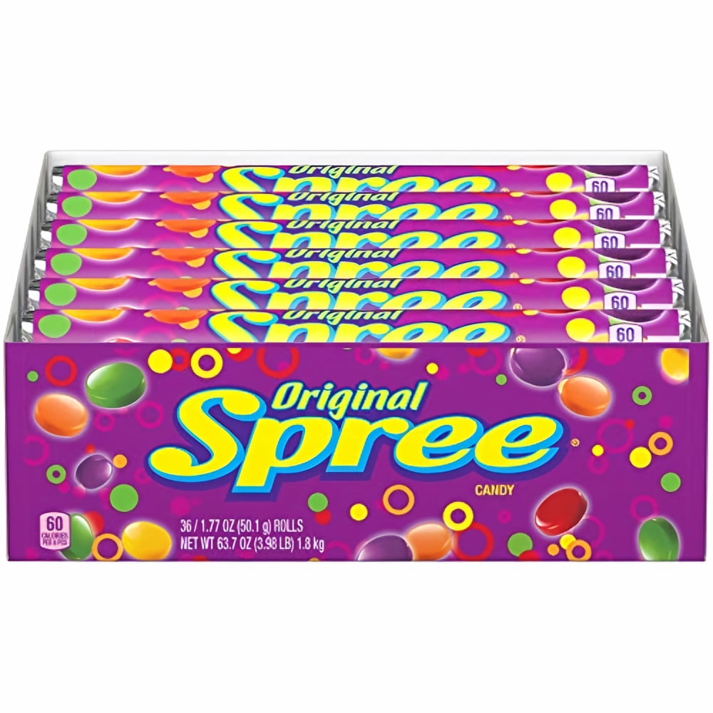 Original SPREE Candy Roll (Pack of 36) - Walmart.com