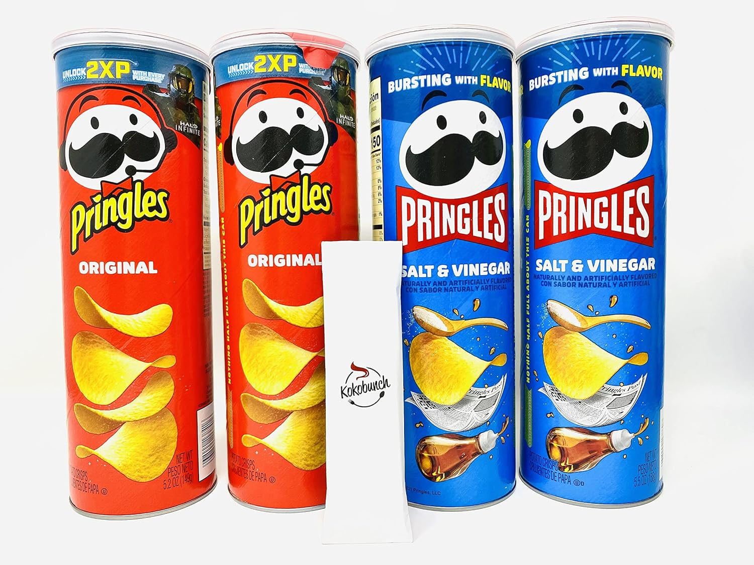 Original Salt & Vinegar Flavored Potato Chips Variety Pack Crisps Chip ...