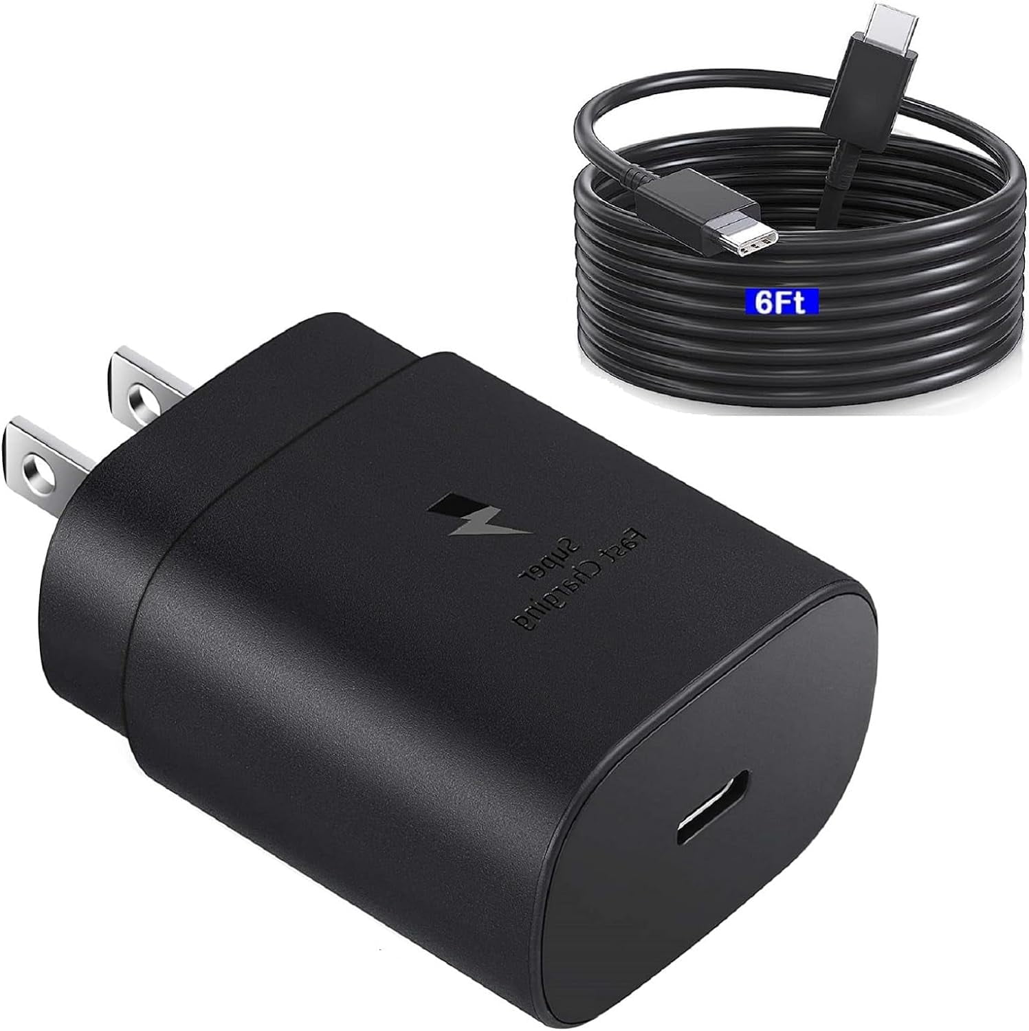 Original Samsung Charger Super Fast Charging 25W USB C Charger Type C ...