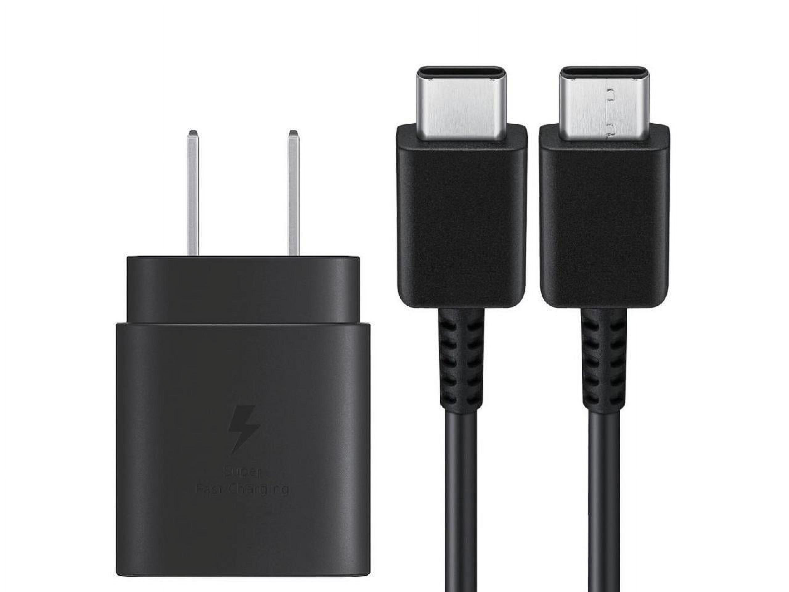 Original Samsung EP-TA800XBEGUS 25W USB-C Super Fast Charging Wall ...