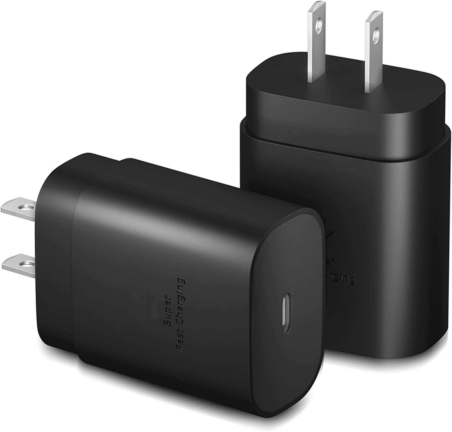Original Samsung Galaxy A03s Super Fast Charging Block, 2 Pack 25W Wall ...