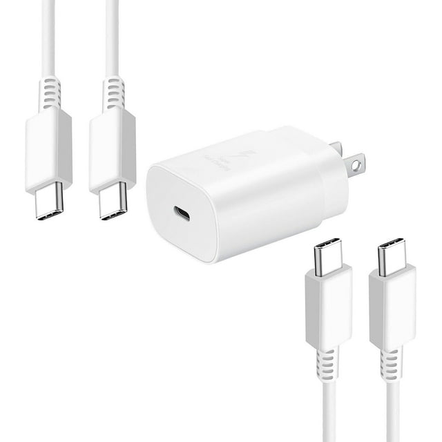 Original Samsung Galaxy A23 5G Super Fast Charger USB Type C Kit, PD 25W Type C Wall Charger and ...