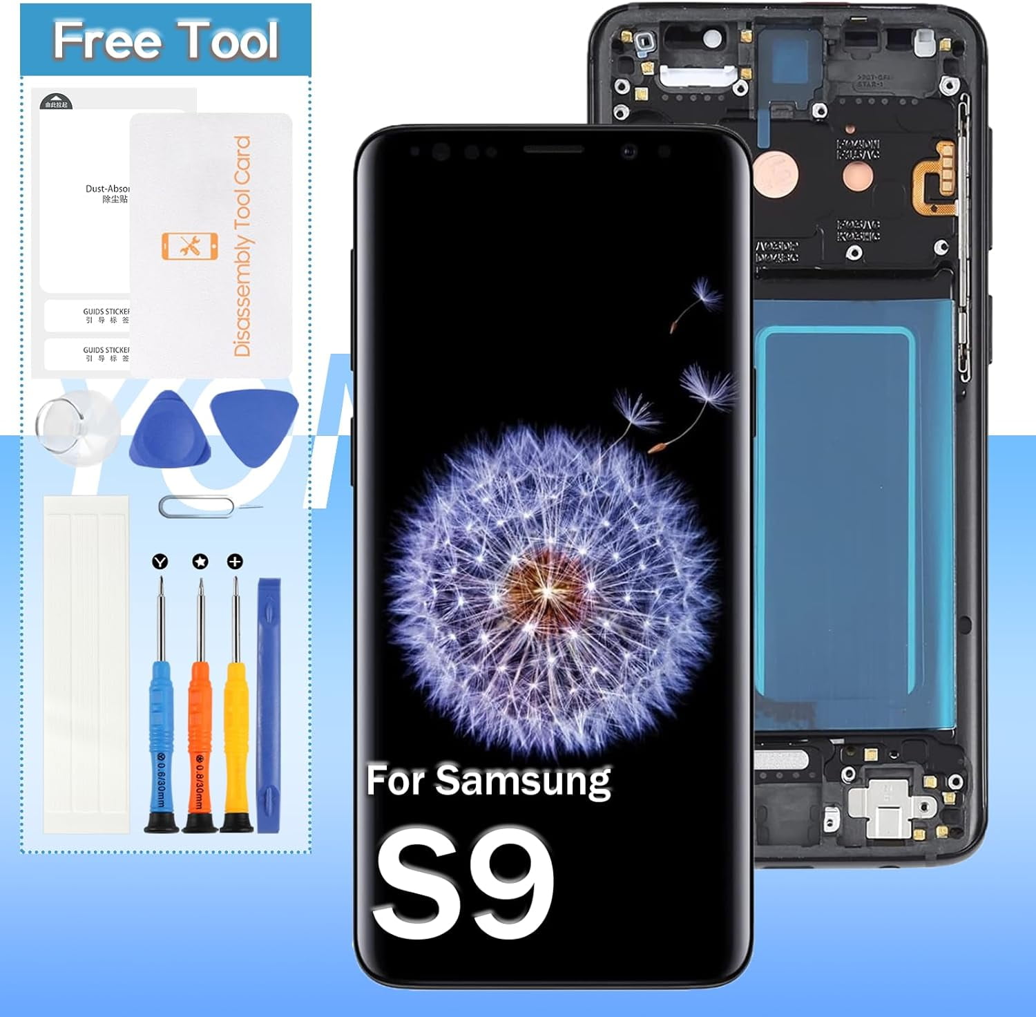 Original for Samsung Galaxy S9 LCD Screen Replacement SM-G960 5.8 ...