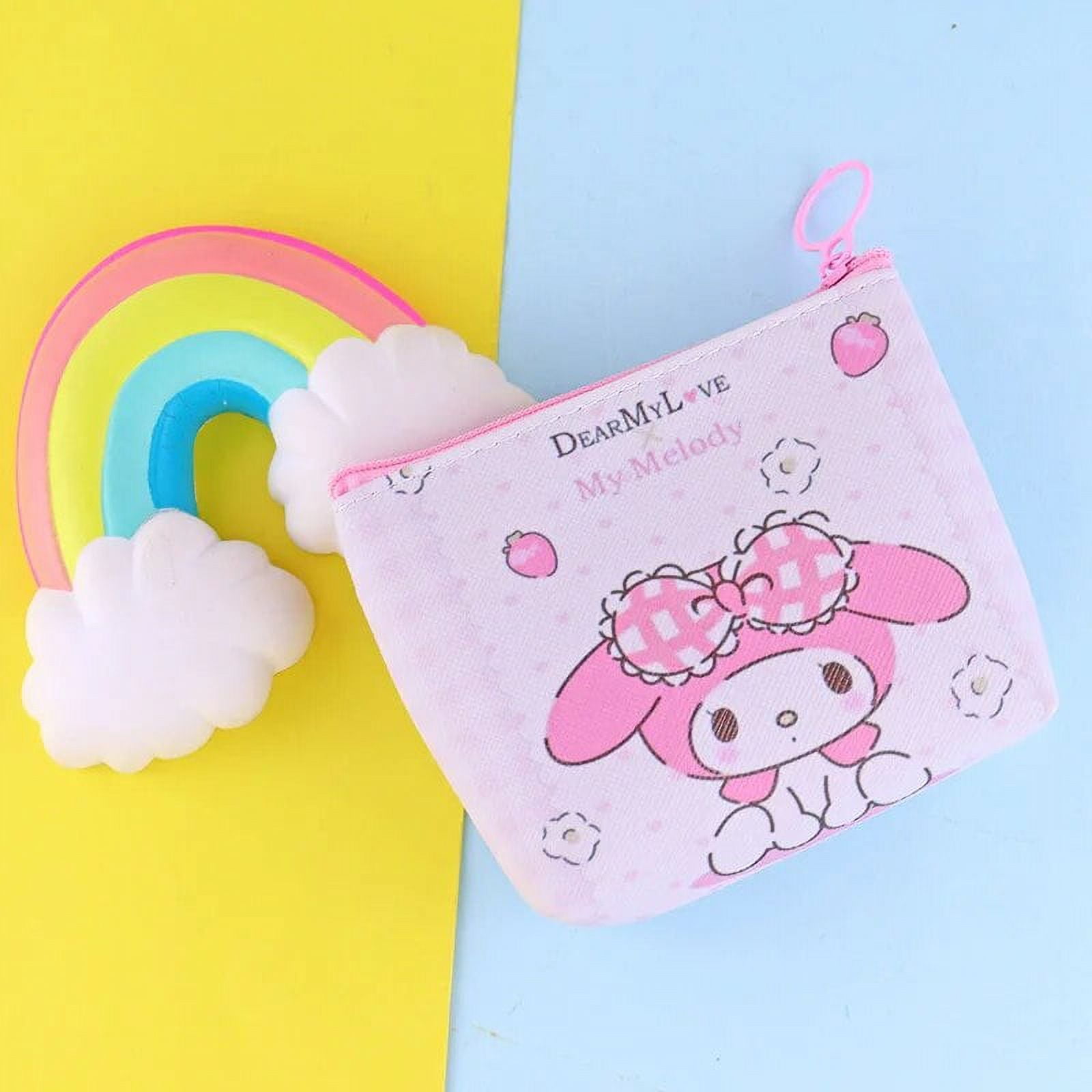 Original Sanrio Anime Wallet Hello Kitty Women's Bag Kulomi Melody ...