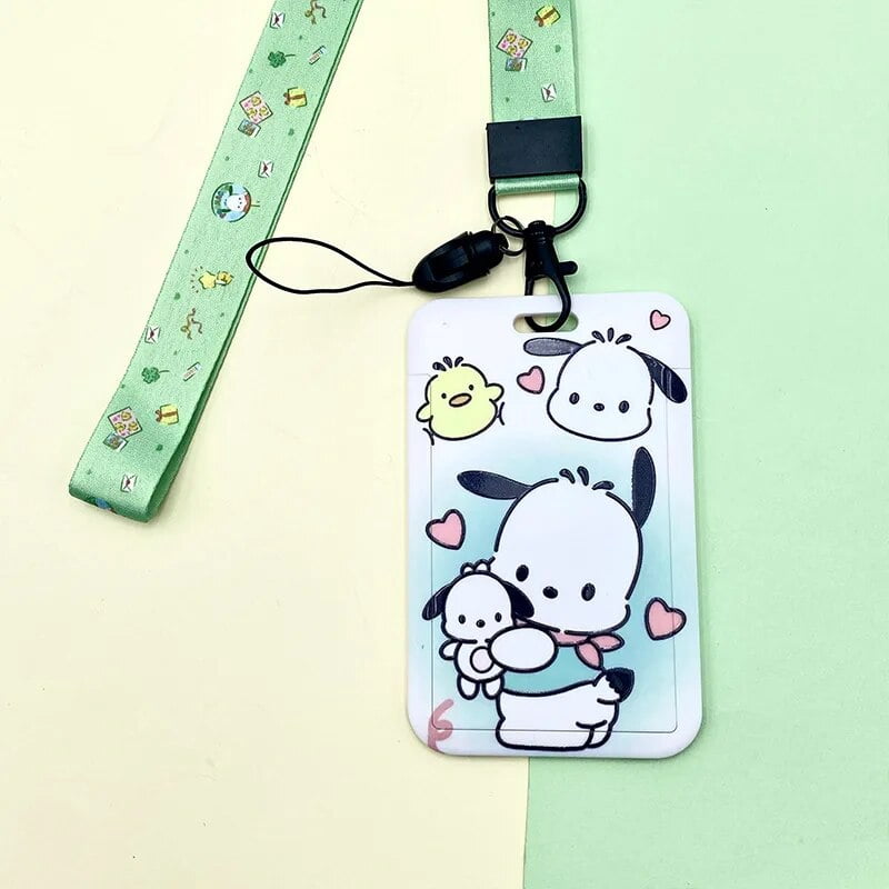 Original Sanrio Card Holder Hello Kitty Kulomi Melody Cute Cartoons ...