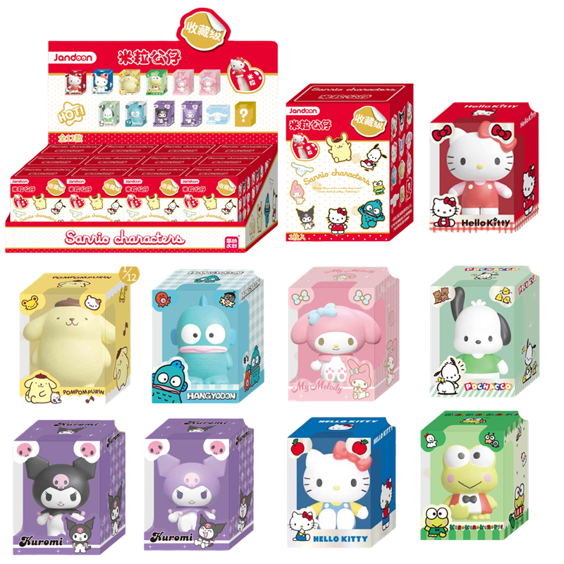 Original Sanrio Rice Grain Doll Hello Kitty Melody Blind box Mini ...