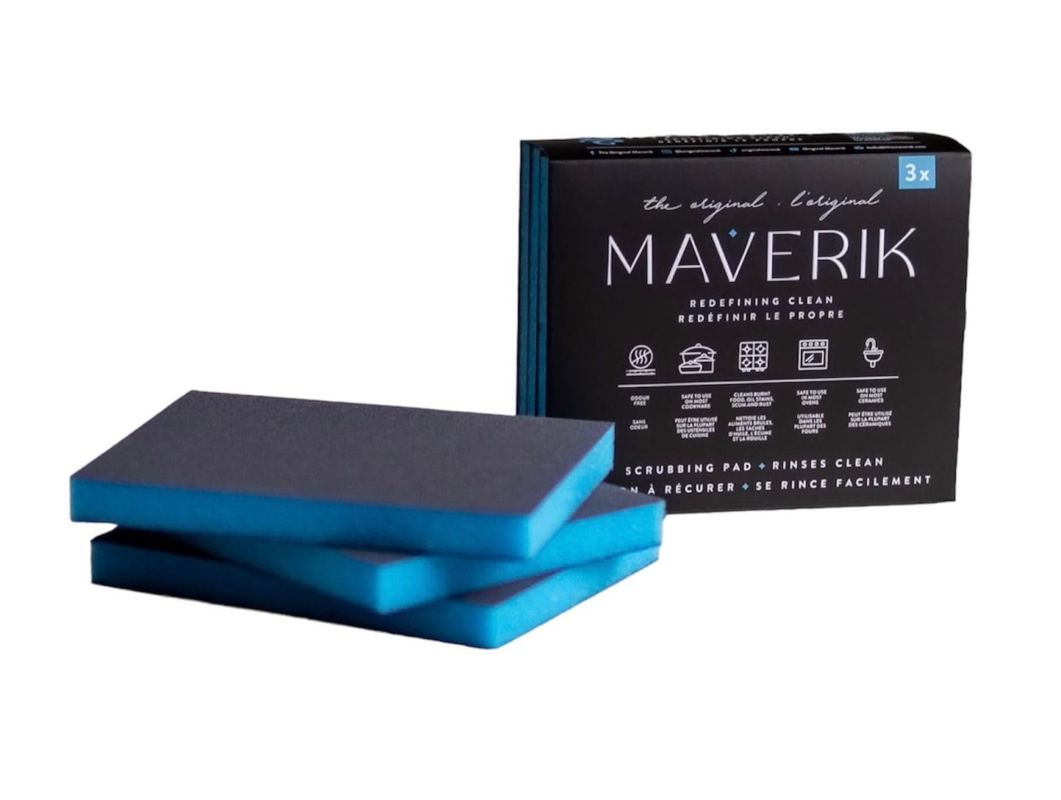 The Original Scrubbing Kitchen Cleaning Pads. Scouring Pads For Kitchen ...