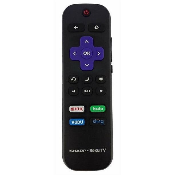 Original Sharp Roku Remote Control with Netflix, Hulu, VUDU, Sling ...