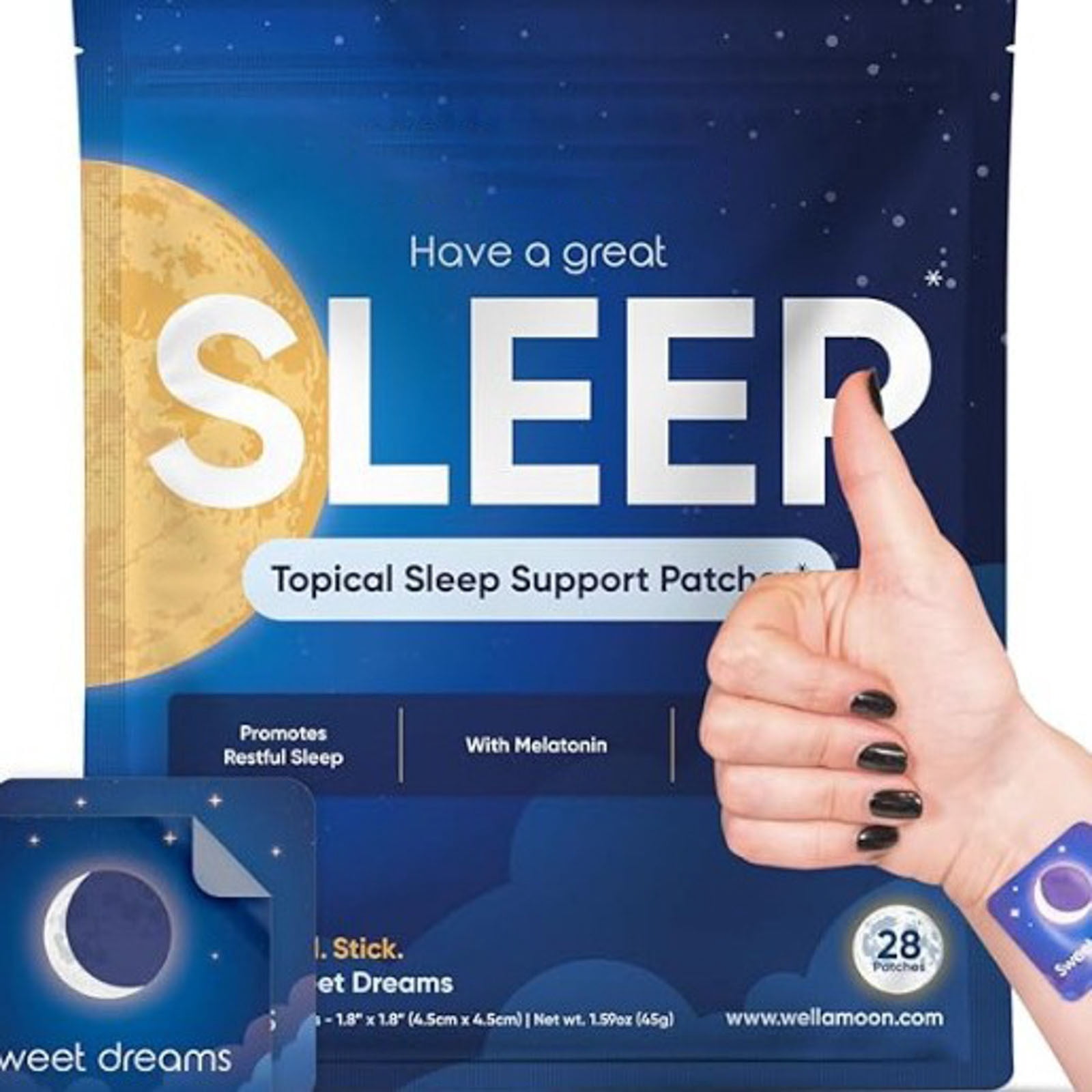 Original Sleep For Adults Extra Strength Easy To Apply Sleep Patch With ...