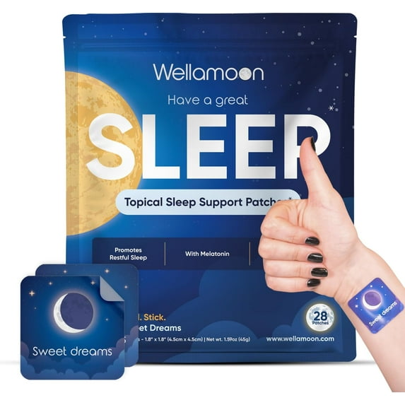 Original Sleep Patches for Adults Extra Strength | Easy-to-Apply Sleep Patch with Melatonin ...
