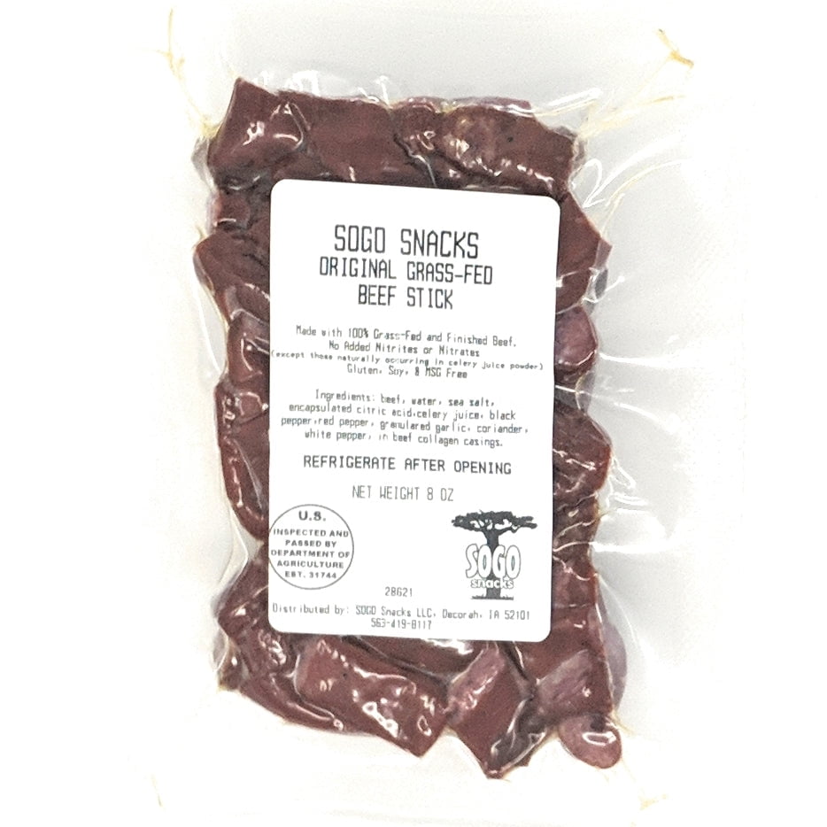 Sogo Snacks Original Beef Bites, 100% Grass-fed, Non-GMO, No Sugar ...