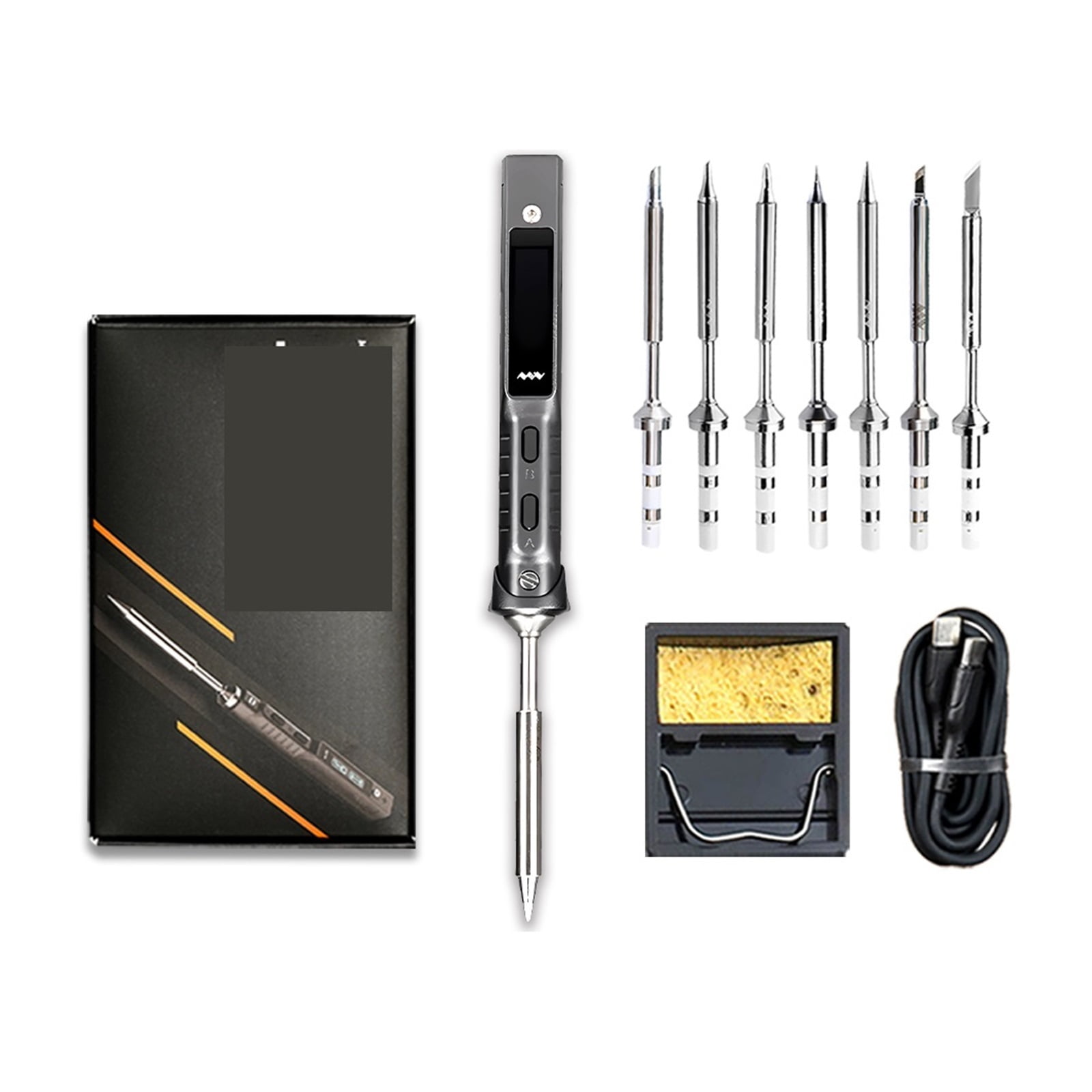 Original Soldering Iron Adjustable Temperature USB Portable Digital ...