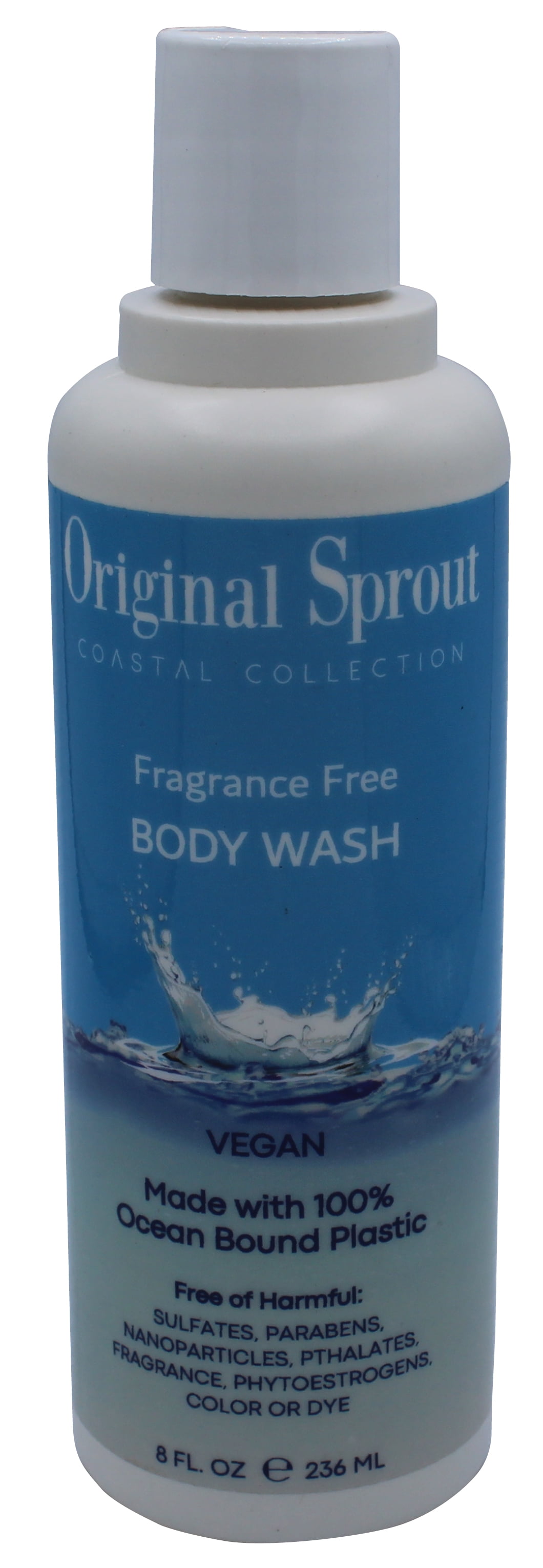 Original Sprout Coastal Collection Body Wash, Fragrance Free, Bottles ...
