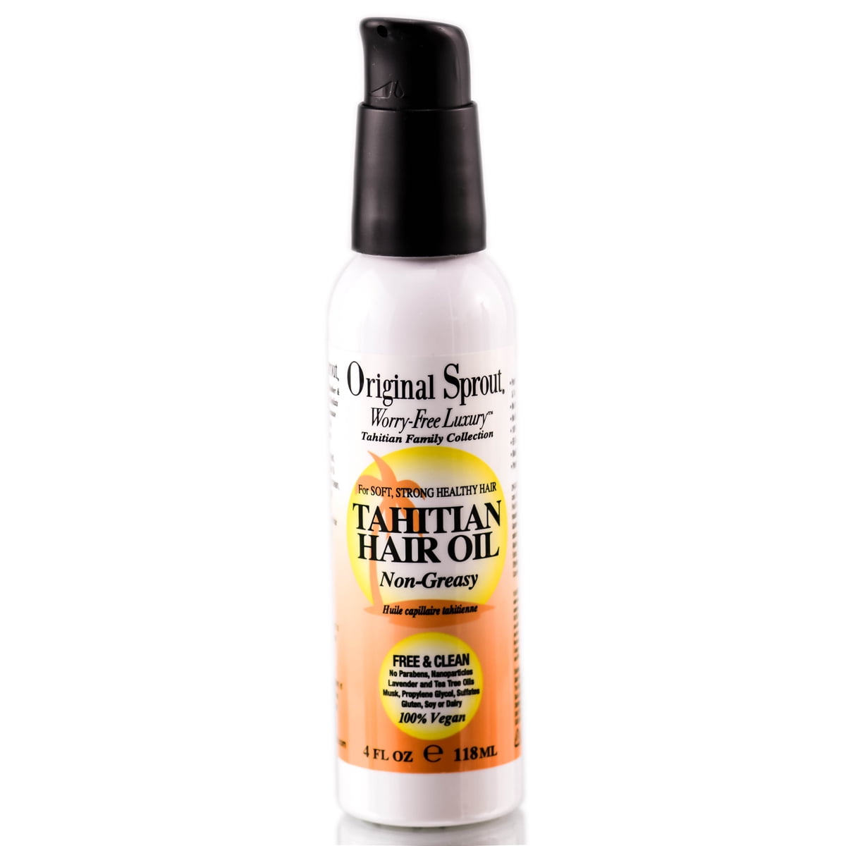 Original Sprout Tahitian Hair Oil, 4 fl oz, Vegan - Walmart.com