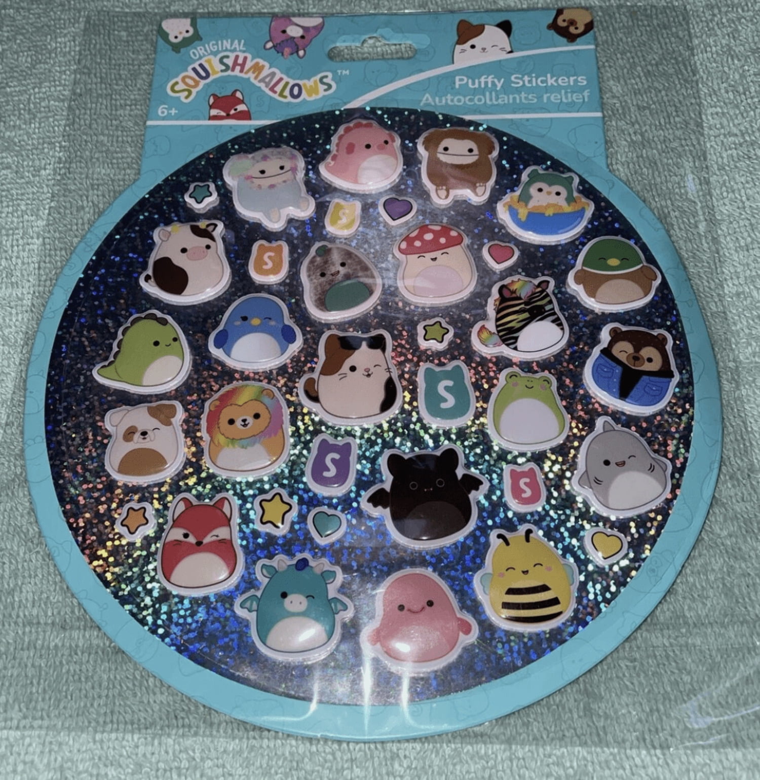 Original Squishmallows 35 Puffy Stickers - Walmart.com