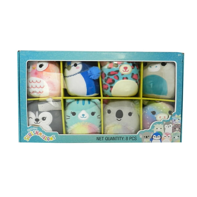 Kelly Toy Original Squishmallows 5-Inch Mini Plush 8-Pack Set White One ...